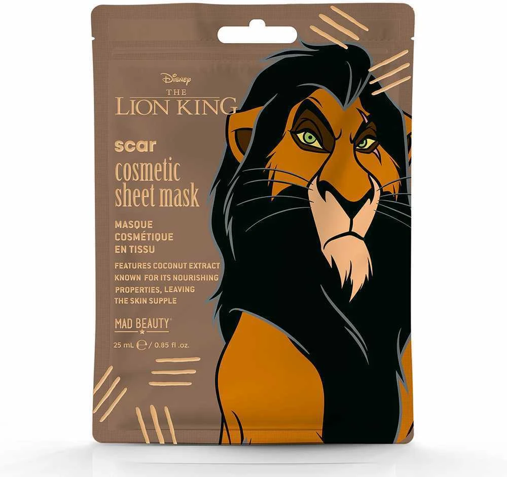 Mad Beauty Lion King Sheet Mask Scar, žema kaina | Varle.lt
