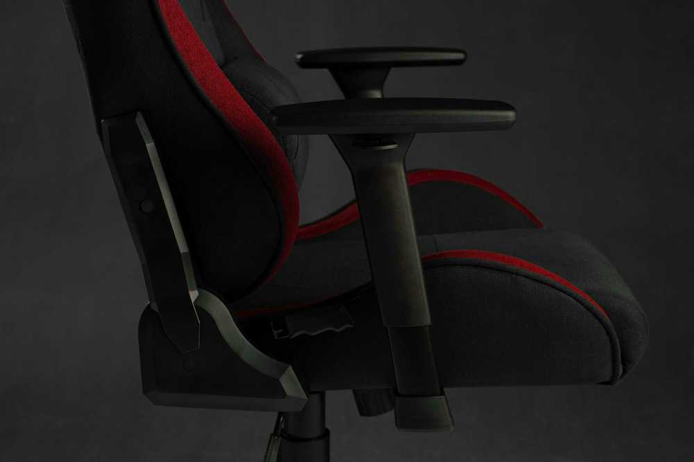 Žaidimų kėdė Sense7 Netrunner fabric Gaming Chair, Juoda-raudona ...