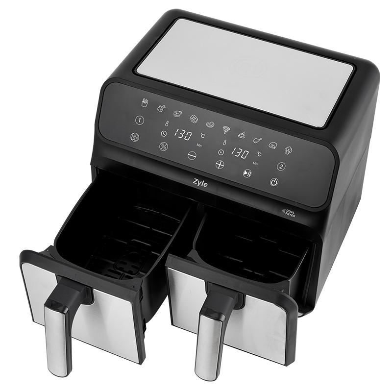 Karšto oro gruzdintuvė Zyle, ZY802DAF, 8 l, su dviem kepimo krepšeliais ...