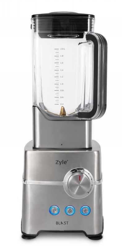 Kokteilinė Zyle Blast su titanu padengtais ašmenimis ZY326SBL, 2000 W ...