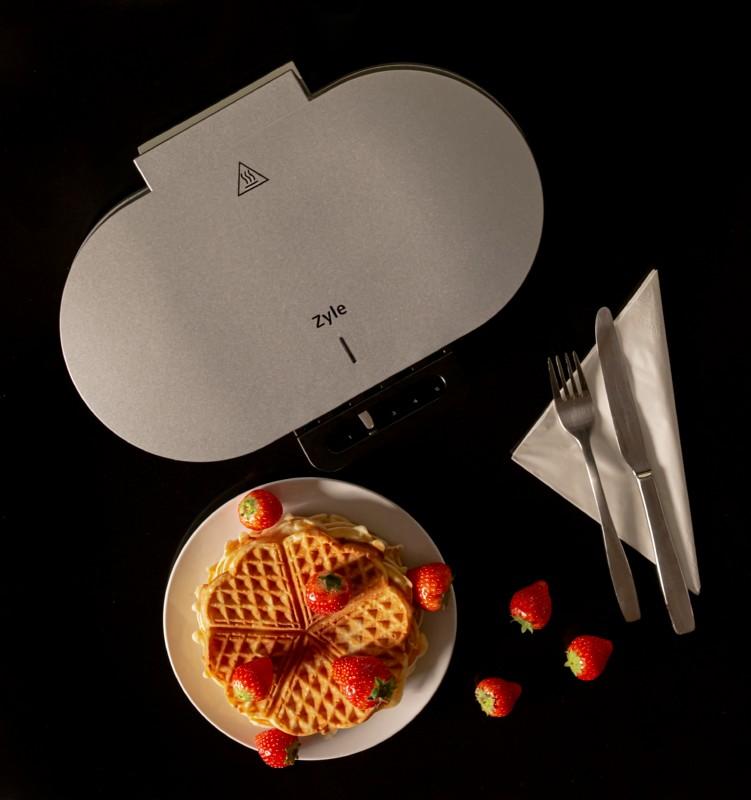 Vaflinė Dviguba čirvinių blynų keptuvė, Ø 16 cm Zyle ZY190WM, modelis ...