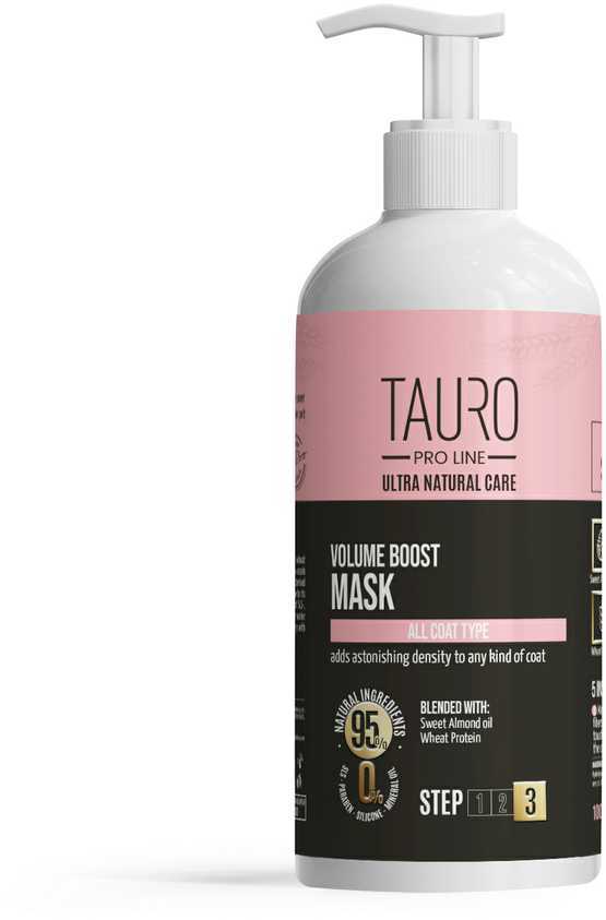 TAURO PRO LINE Ultra Natural Care Volume Boost Mask, kaukė suteikianti ...