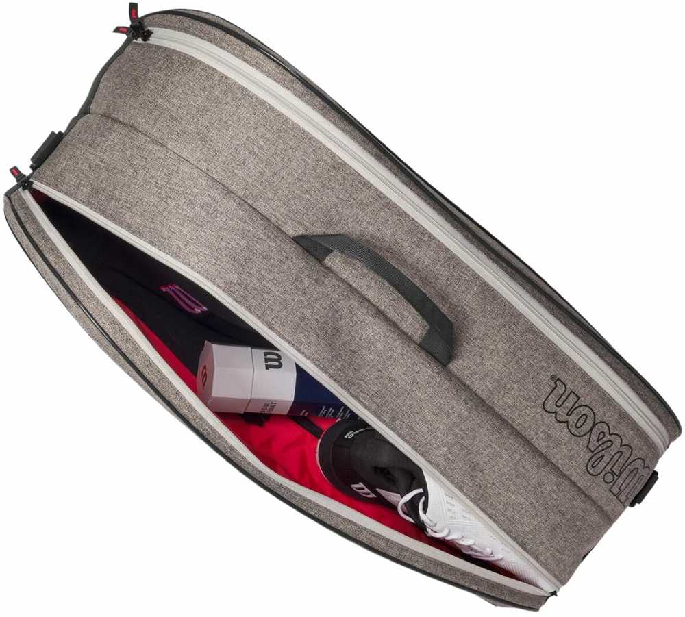 WILSON TEAM 6 HEATHER Pilkas teniso krepšys, modelis - WR8022601001 ...