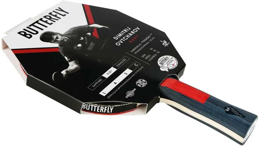 Butterfly Ping pong raketė Drugelis Ovtcharov Ruby 25726, modelis ...
