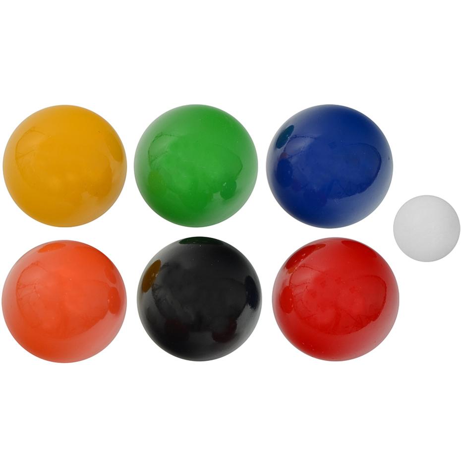 Mediniai žaidimo kamuoliukai 6 vnt. - Boule, Boule, Petanque LONDERO 75 mm, modelis - 10-07506 ...