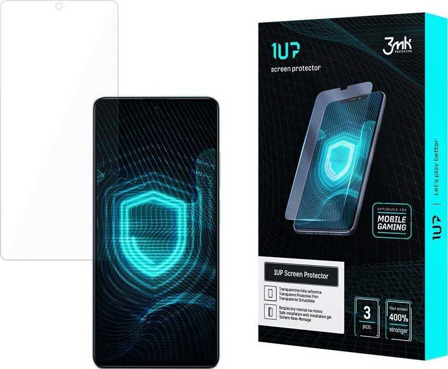 Ekrano apsauga, skirta Xiaomi Redmi Note 12 Pro+ / Note 12 Pro 3mk 1UP žaidimų ekranui, modelis ...