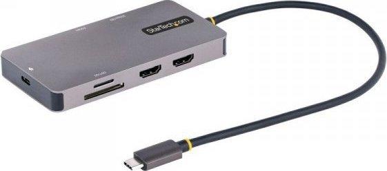 Usb šakotuvas startech 120b-usbc-multiport pilka, žema kaina | Varle.lt