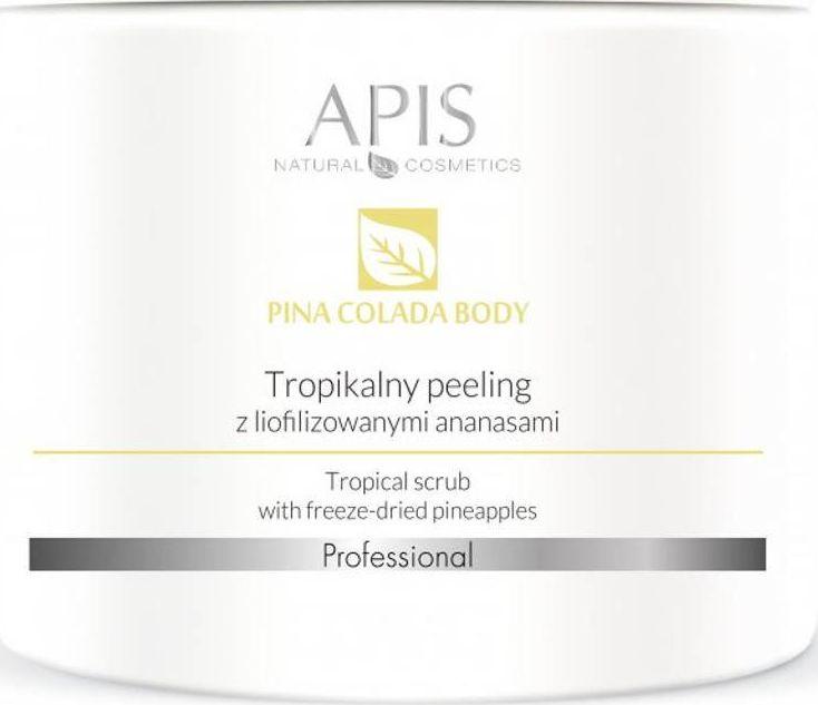 Apis Pina Colada Body tropinis pilingas su liofilizuotais ananasais ...