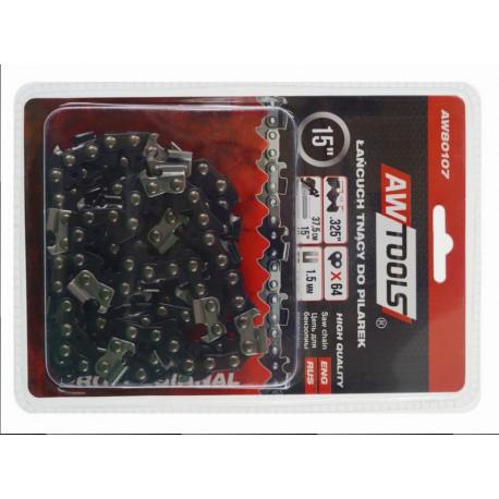AW-Tools Avtools pjūklo grandinė 38 cm 15 ".325" 1,5 mm 64 mm (AW80107 ...
