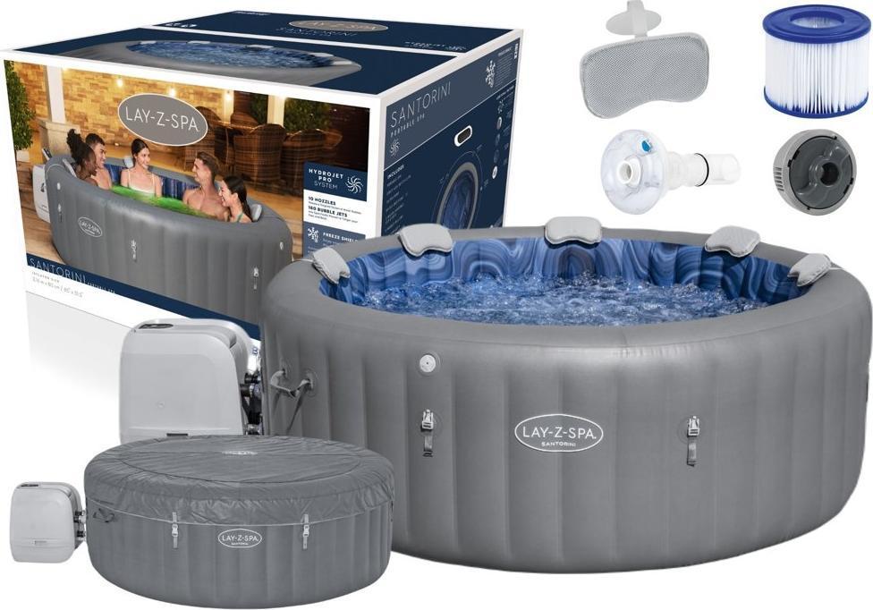 Sūkurinė vonia Lay-Z-Spa SANTORINI Bestway 60075, modelis - ‎60075, žema kaina | Varle.lt