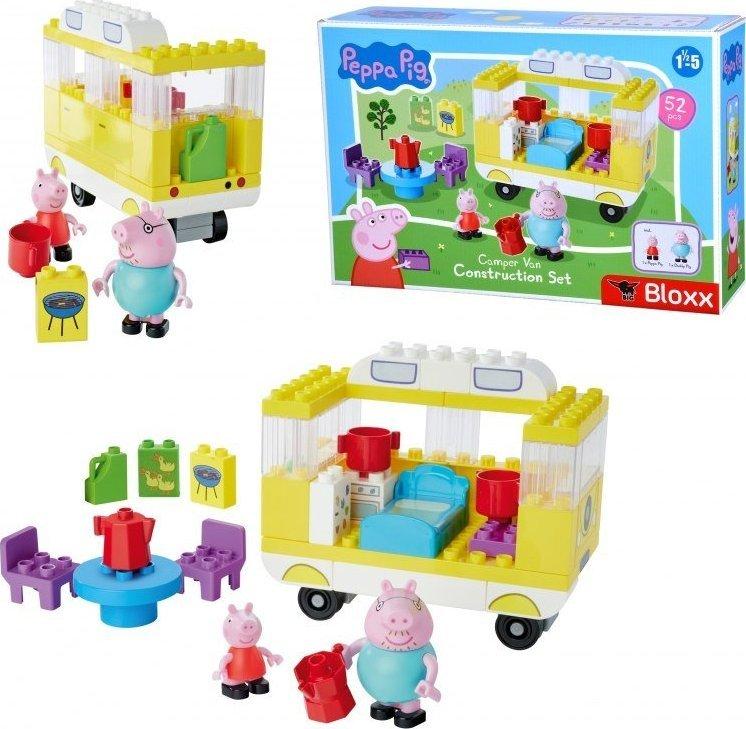 BIG Camper Blocks Pig Peppa Bloxx 54 el + 4 figūrėlės | Varle.lt