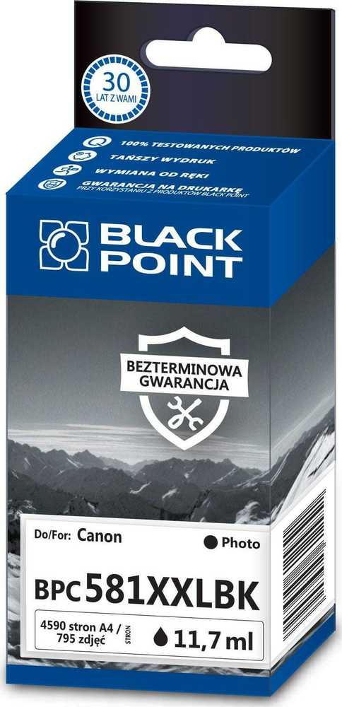 Black Point Juodas Point Rašalas Juodas Point Ink BPC581XXLBK CLI ...