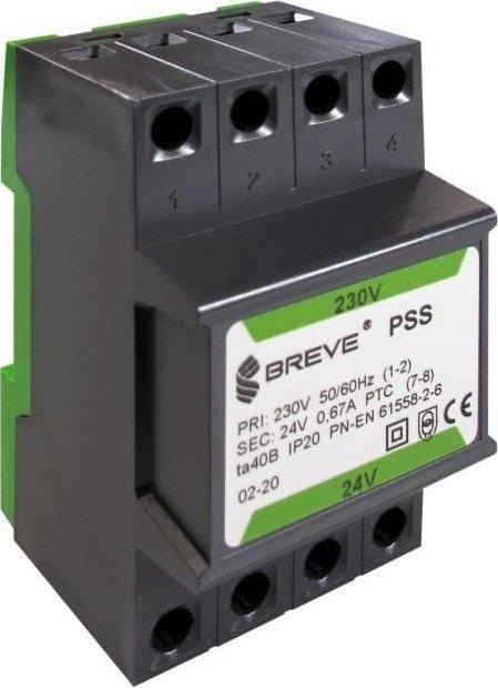 Breve 16024-0251 Vienfazis modulinis transformatorius PSS 10VA 230V ...