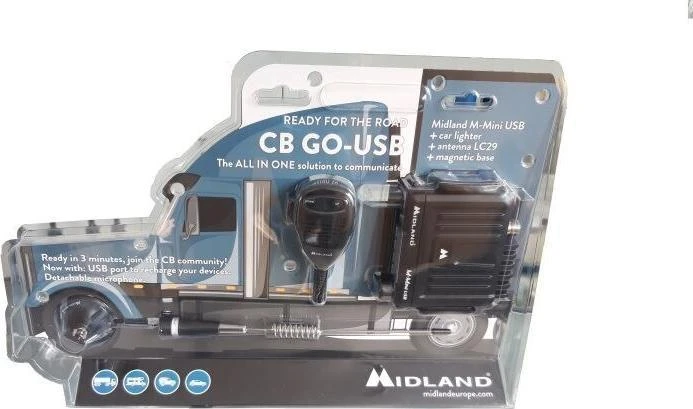 Midland CB rinkinys, M-Mini radijas + LC29 antena, modelis - LEC ...