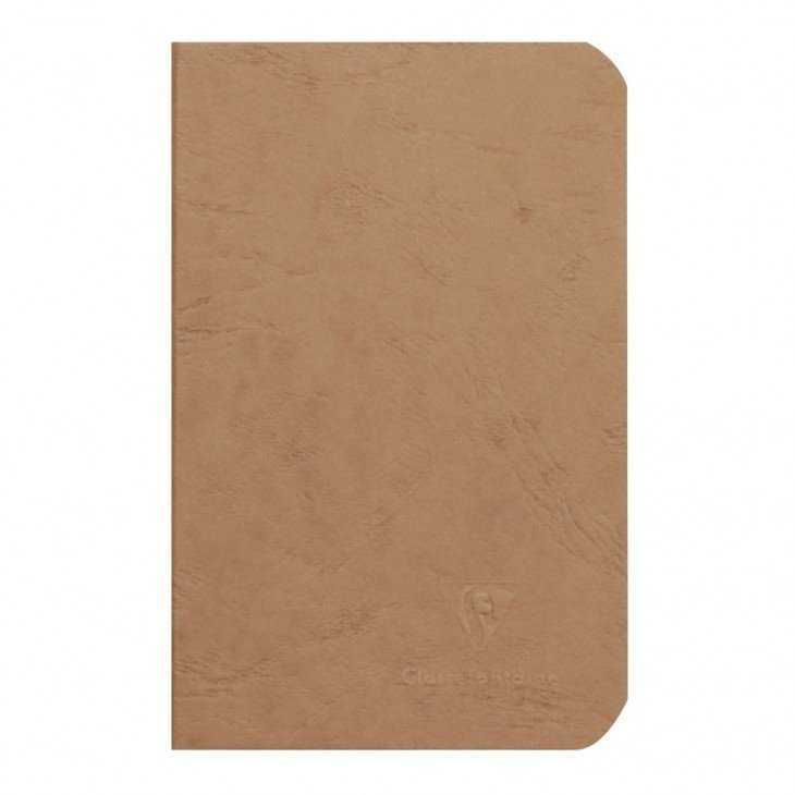 Clairefontaine „Amžiaus krepšys“ rudas užrašų sąsiuvinis 9x14 cm, 96 ...
