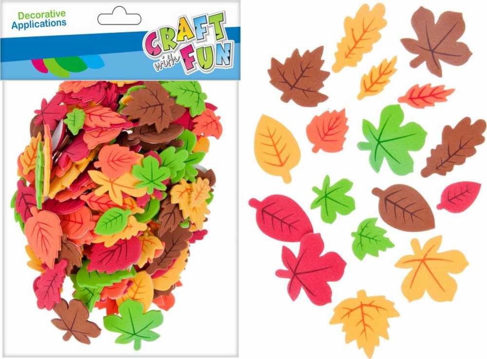 Lipni veltinio dekoracija Lapai CRAFT WITH FUN 463846, modelis - EVA ...