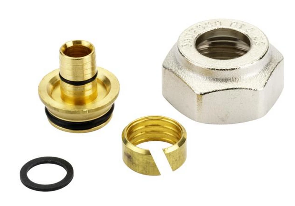 Danfoss Alupex vamzdžių gnybtų jungtis - 013G4186 16x2x3 / 4 ...