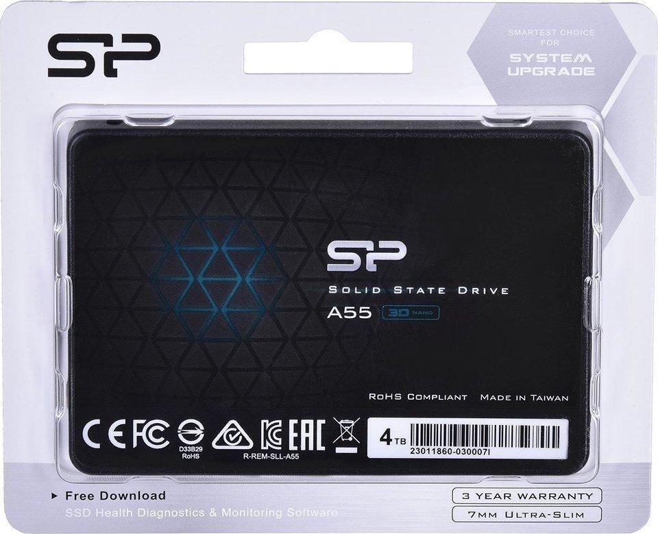 SILICON POWER 4TB A55 SATA III 6Gb / s VIDINIS KIETOJI DISKAS | Silicio galia | Tūzas | A55 ...