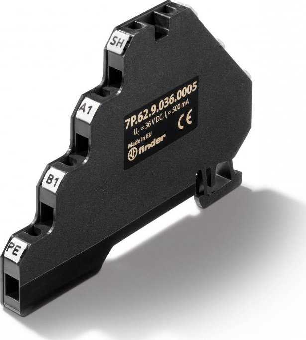 Finder SPD tipo 2+3 viršįtampių ribotuvai, skirti apsaugoti gaisro ...