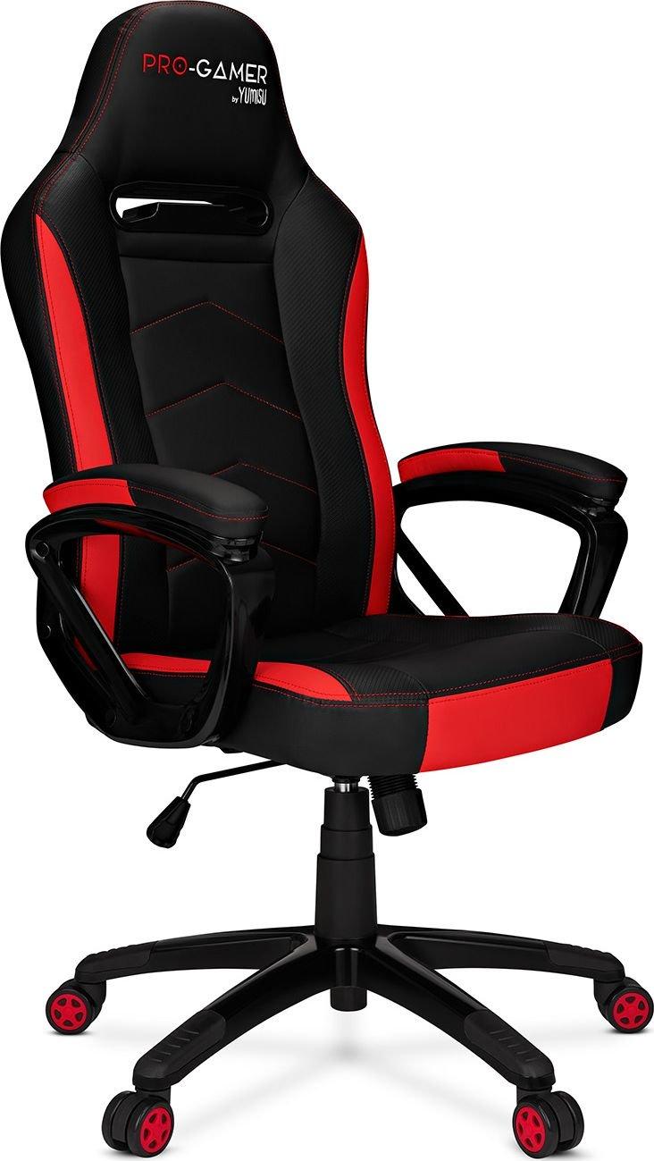 Žaidimų kėdė PRO-GAMER Atilla Carbon 2.0 Juodai-raudona, modelis - PG32 ...