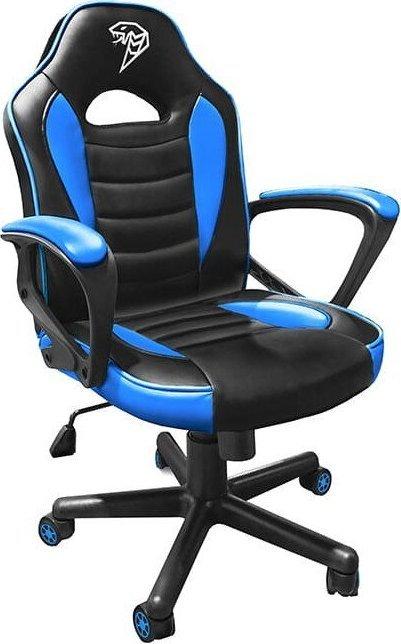 Fotel Q-SMART FOTEL GAMEINGOWY Q-Smart COBRA JUNIOR Mėlyna-Juodas, žema ...