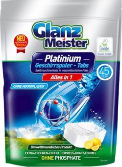 Mondex GlanzMeister GlanzMeister Platinum indaplovė tabletės 45vnt ...