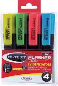 Hi-TEXT Zakreślacz Flasher, 4 kolory (173837), modelis - 173837, žema ...
