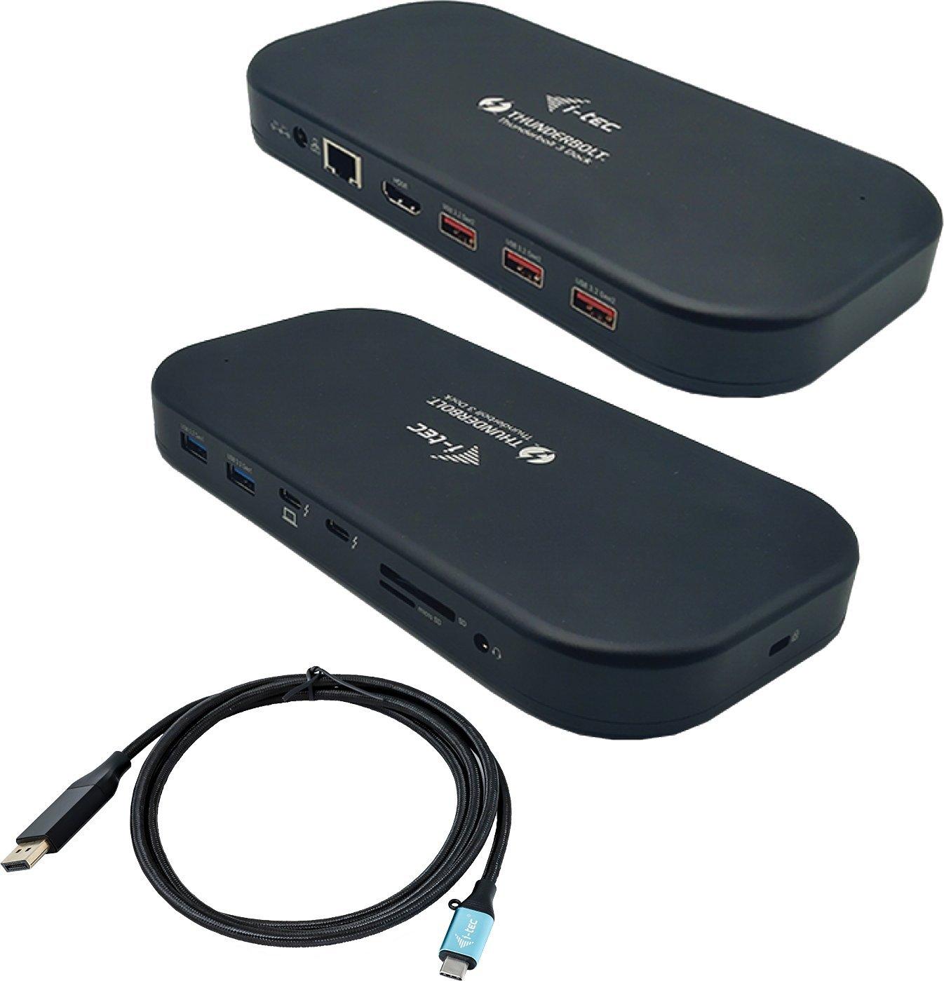 I-TEC Thunderbolt 3 Dual 4K Docking Station Maitinimas 65W, modelis - TB3HDMIDOCKPD, žema kaina ...