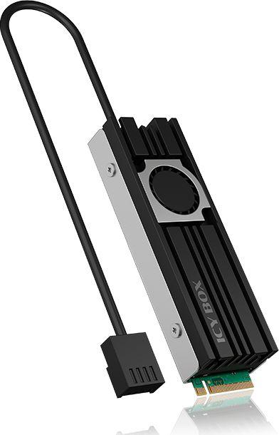 ICY BOX Aušintuvas su ventiliatoriumi M.2 SSD, modelis - ‎60740, žema ...