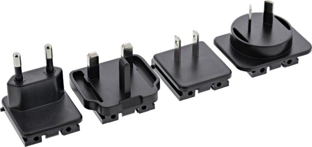 Įdėtasis InLine ® 4 vnt. kelioninis adapteris plius, skirtas USB ...
