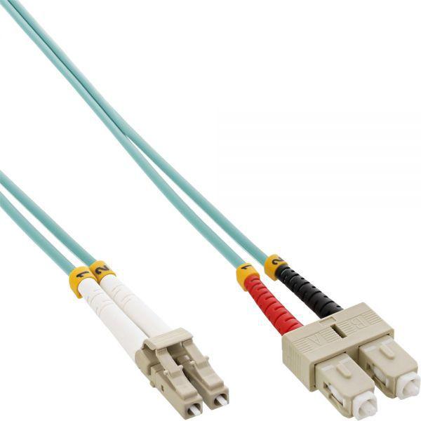 InLine LC / SC Fiber- optinis laidas, 50 / 125μm, OM3 35m (88635O ...