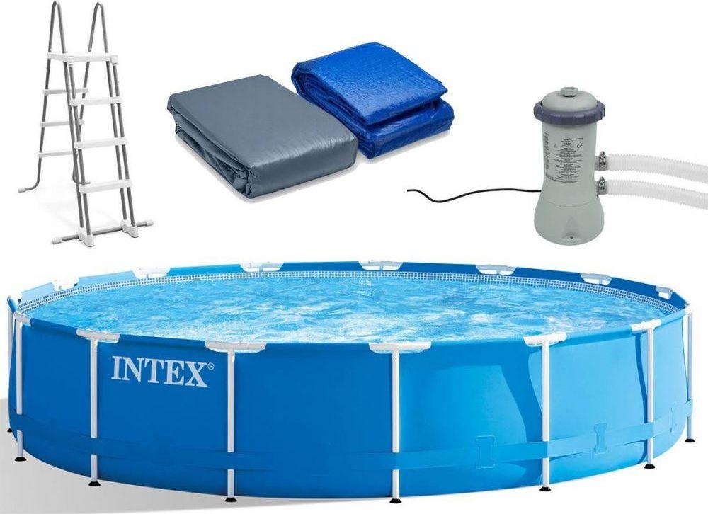 Intex | Metal Frame Bad Set | 28242 457x122cm, modelis - 28242GN, žema ...