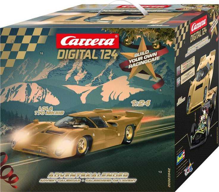 Advento kalendorius Carrera Lola T70 MKIIIb rinkinys, modelis - GCXD2186, žema kaina | Varle.lt