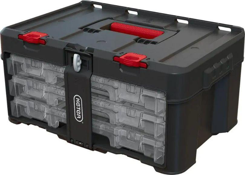 Keter Box su 3 organizatoriais 37,1l, modelis - 253380, žema kaina ...