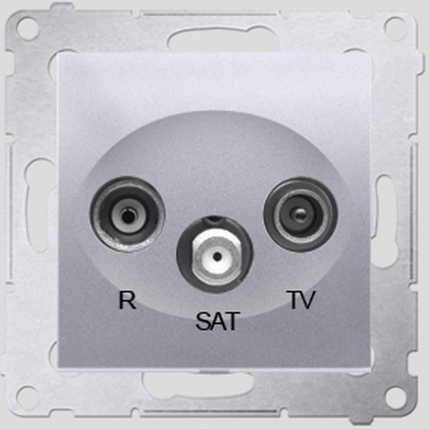 Kontakt-Simon SIMON54 RTV / SAT antenos lizdas - DASK.01 / 43, modelis ...