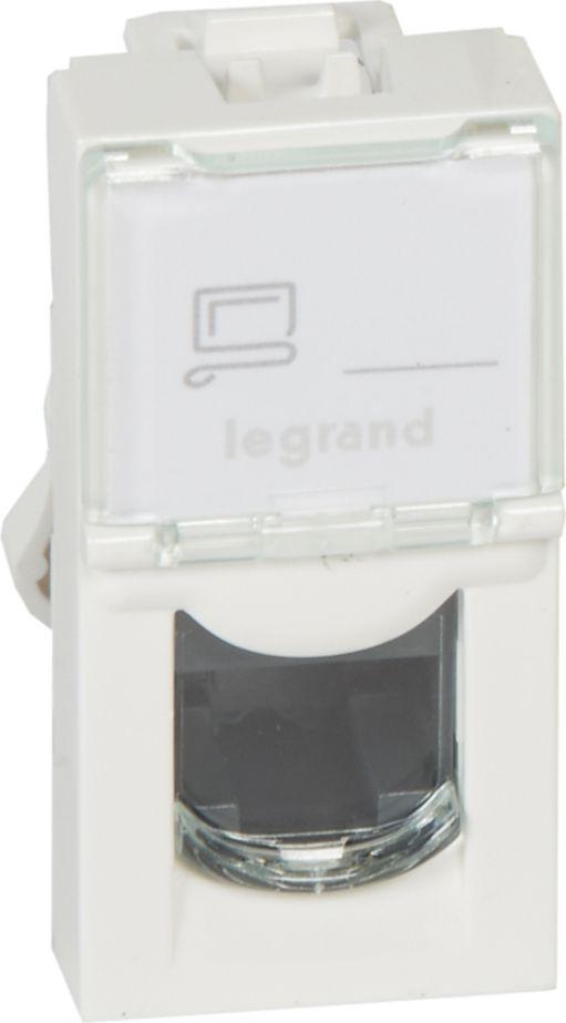 Legrand Lizdas kompiuteris Rj45 5E Mosaic balta - 076551, modelis ...
