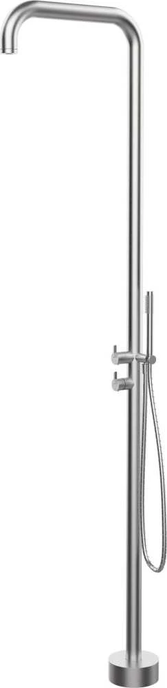 Grindinė dušo sistema Deante Silia NQS_F4GM, Brushed steel, modelis ...