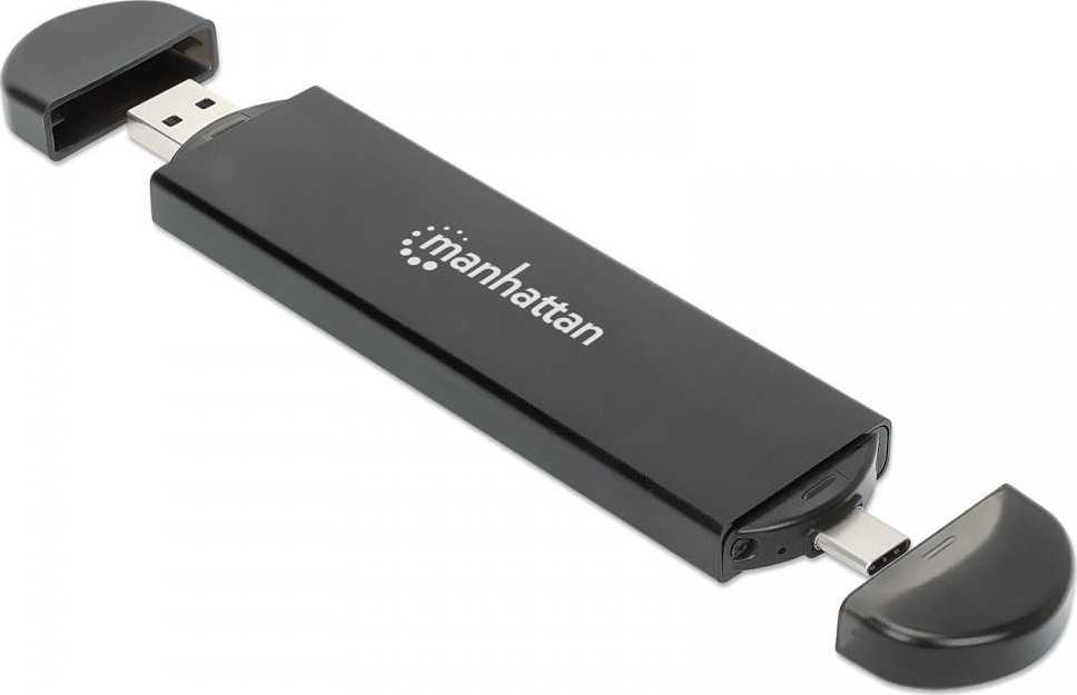 „Manhattan Manhattan Small Enclosure“ USB-C / A 3.2 Gen2 diskas M.2 ...