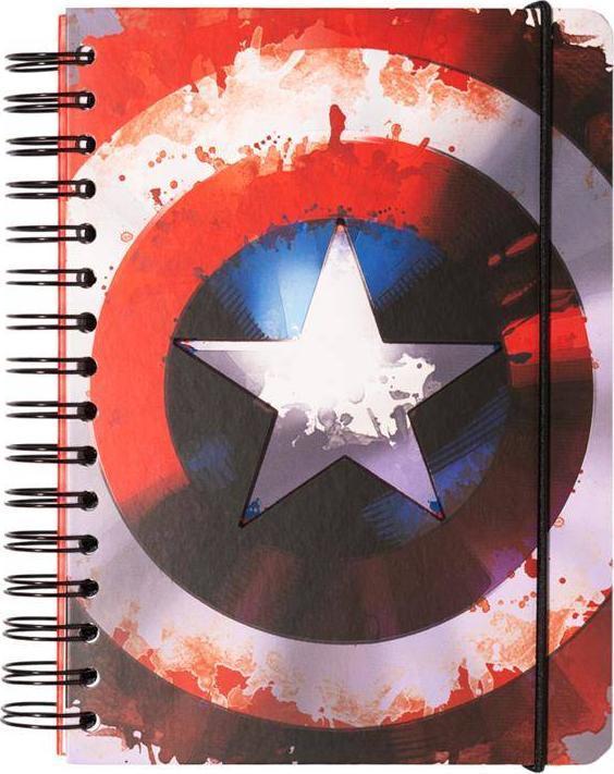 Marvel Marvel – Bloknotas / Notes A5 Kapitan America, žema kaina | Varle.lt