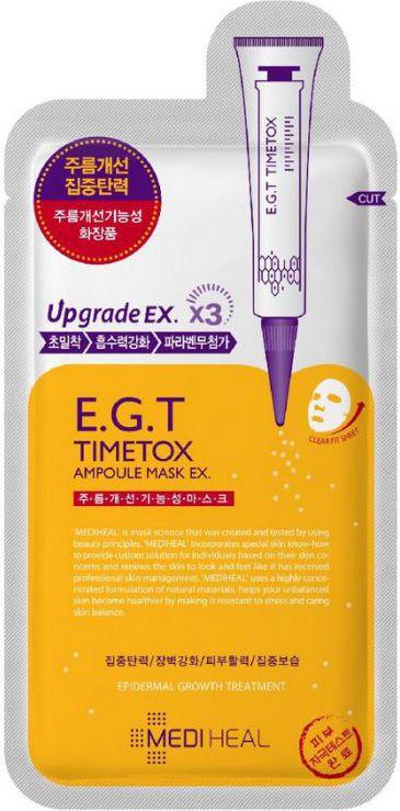 Mediheal EGT Timetox Ampoule Mask EX veido ampulinė kaukė nuo raukšlių ...