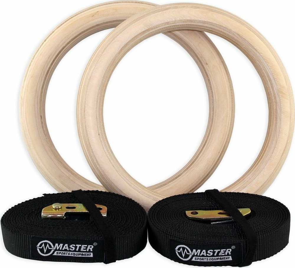 Meistras mediniai gimnastikos žiedai MASTER, modelis - MAS4A330, žema ...