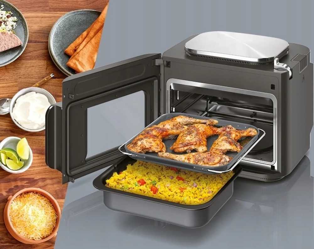 Daugiafunkcinė krosnelė Ninja Combi SFP700EU, juoda / sidabrinė ...