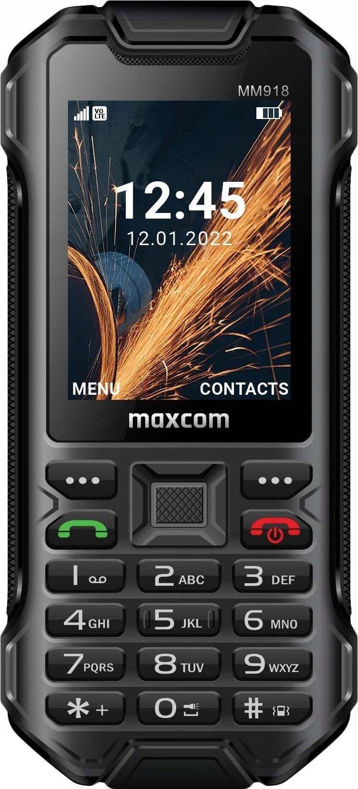 Mobilusis telefonas Maxcom Strong MM918 4G juodos spalvos, modelis ...