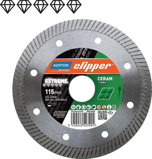 Norton Clipper NORTON DISC D.TURBO 200mm CLIPPER EXTREME CERAM, modelis ...