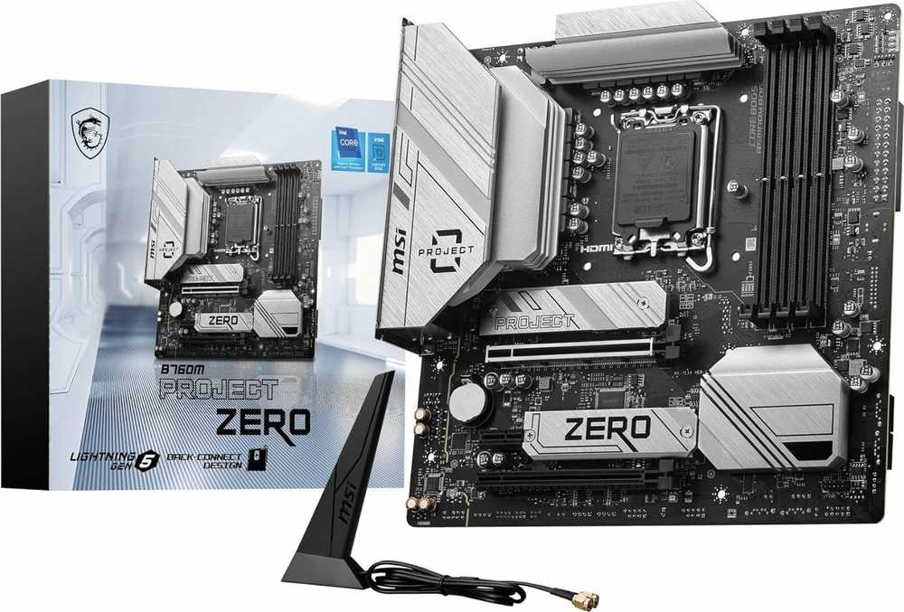 MSI B760M Ptoject Zero Intel B760 LGA 1700 „micro ATX“, modelis - 7E14 ...
