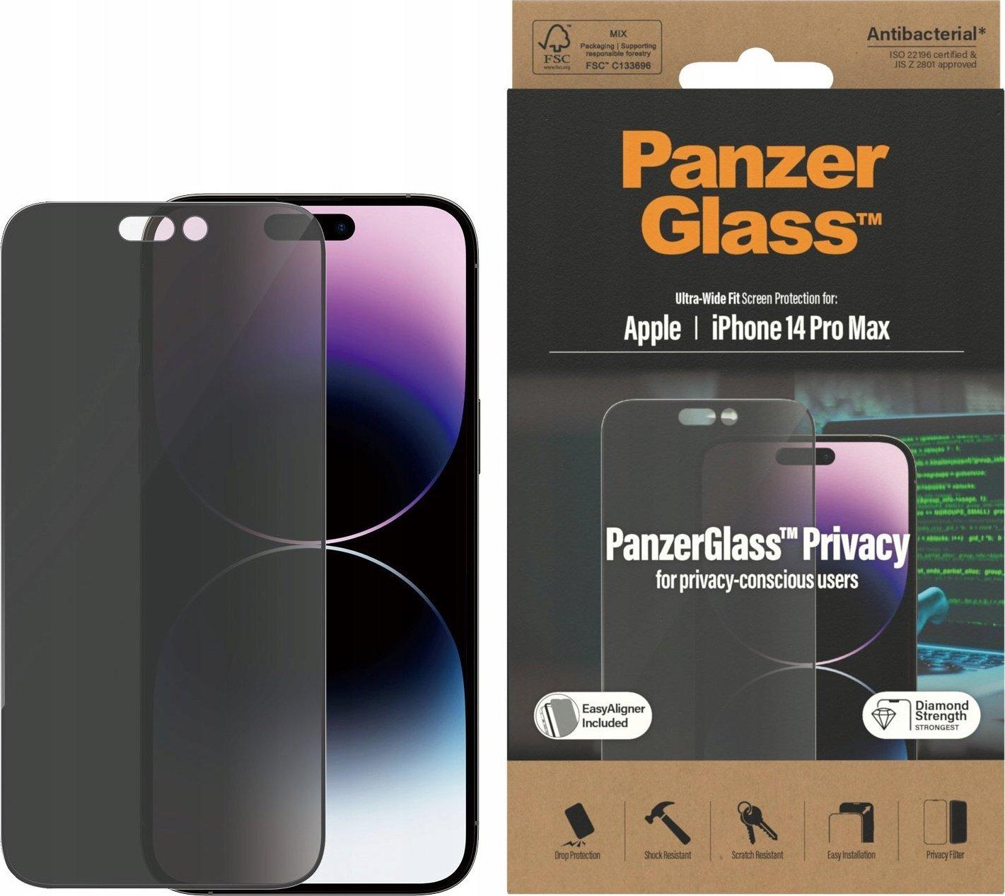 Panzer Glass PanzerGlass™ Privatumo ekrano apsauga Apple iPhone 14 Pro ...