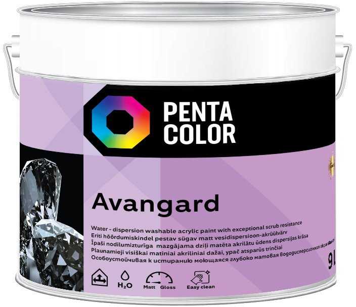 Pentacolor Dispersiniai dažai AVANGARD (Balti, žema kaina | Varle.lt