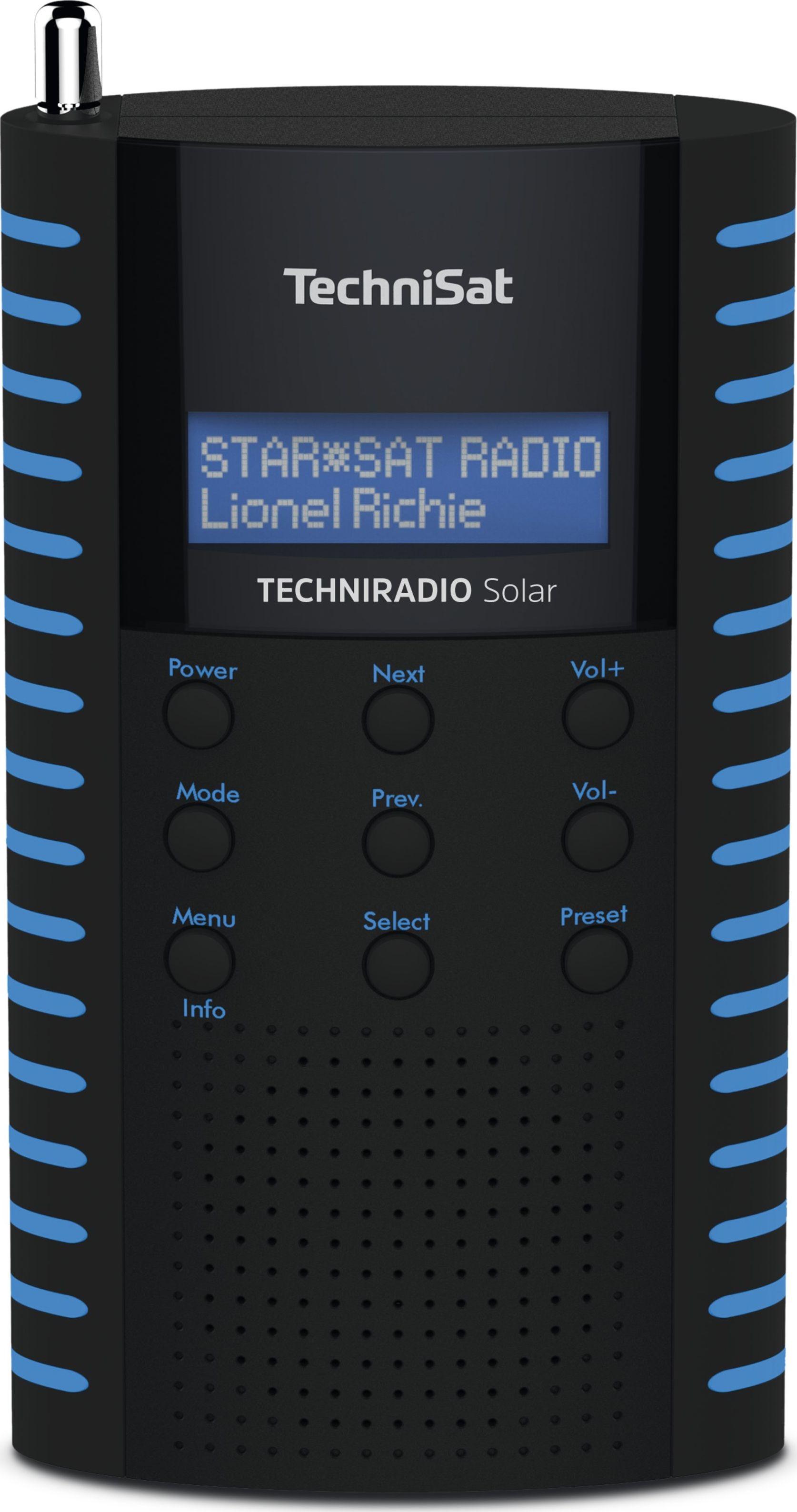 TechniSat Techniradio Solar DAB + Juodas, modelis - 0002/3931, žema ...