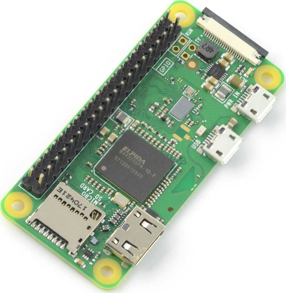 Raspberry Pi Raspberry Pi Zero WH 512MB RAM – WiFi + BT 4.1 – su ...