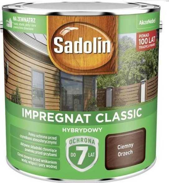 Sadolin SADOLIN CLASSIC HIBRIDINIS IMPREGNACIJAS 7 METŲ TAMSIŲJŲ ...
